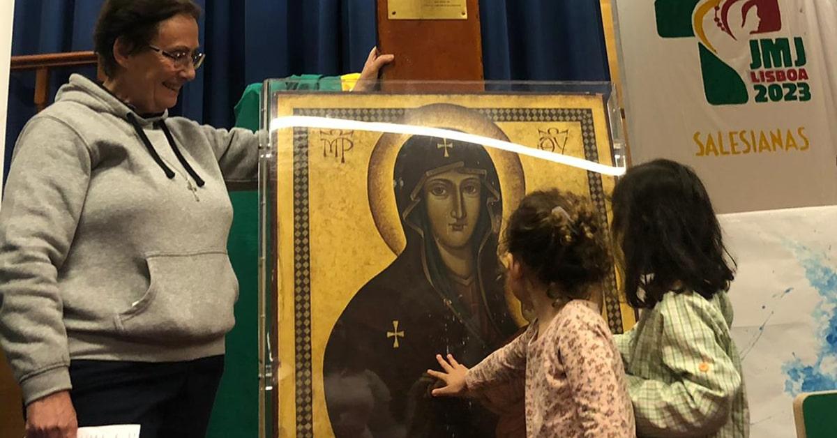 Símbolos da JMJ nas Salesianas de Setúbal - WYD DON BOSCO 23 Símbolos da JMJ nas Salesianas de Setúbal - WYD DON BOSCO 23